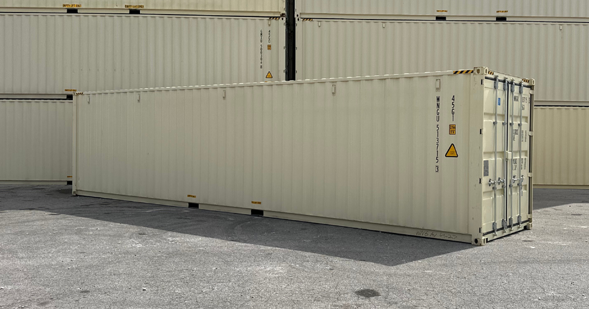 40ft High Cube - New | Builtbox